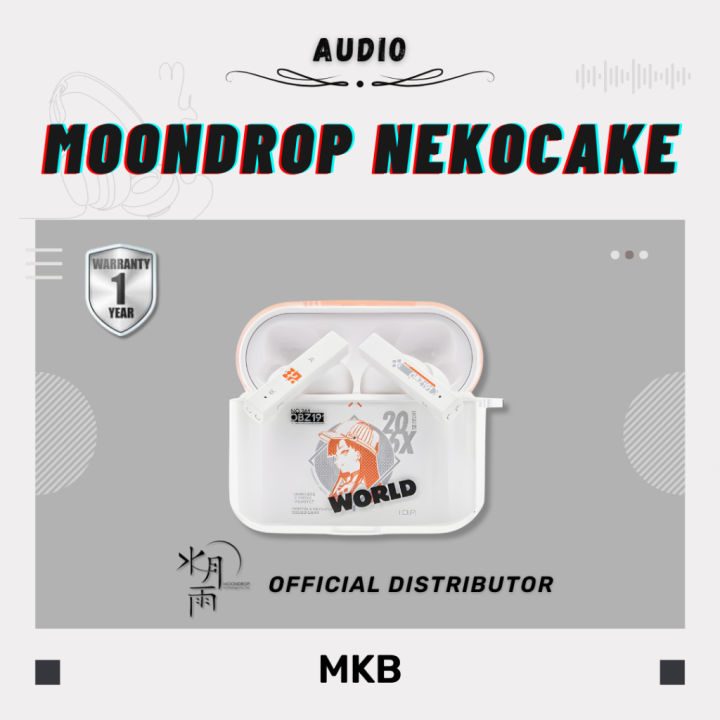 Ready Stock Moondrop Nekocake Girls Frontline Tws Bluetooth Version 7009