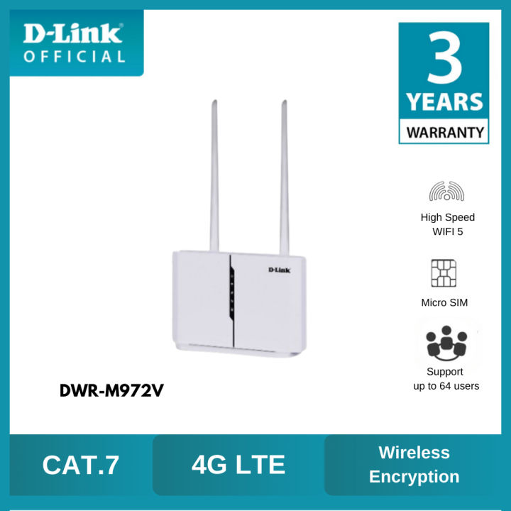 DWR-M972V LTE CAT7 WiFi AC1200 Router | Lazada PH