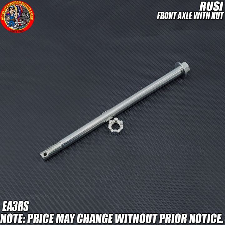 RUSI FRONT AXLE WITH NUT (EA3RS) | Lazada PH