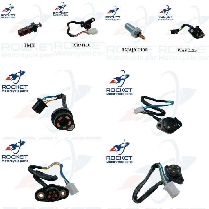 MOTORCYCLE PARTS NEUTRAL LIGHT SWITCH FOR TMX XRM-110 BAJAJ/CT100 WAVE ...