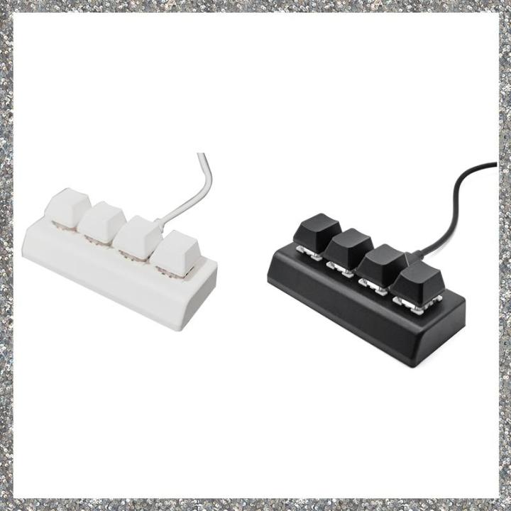 (JKEO) 4key Mini Mechanical Keyboard One Click Full Selection Copy ...