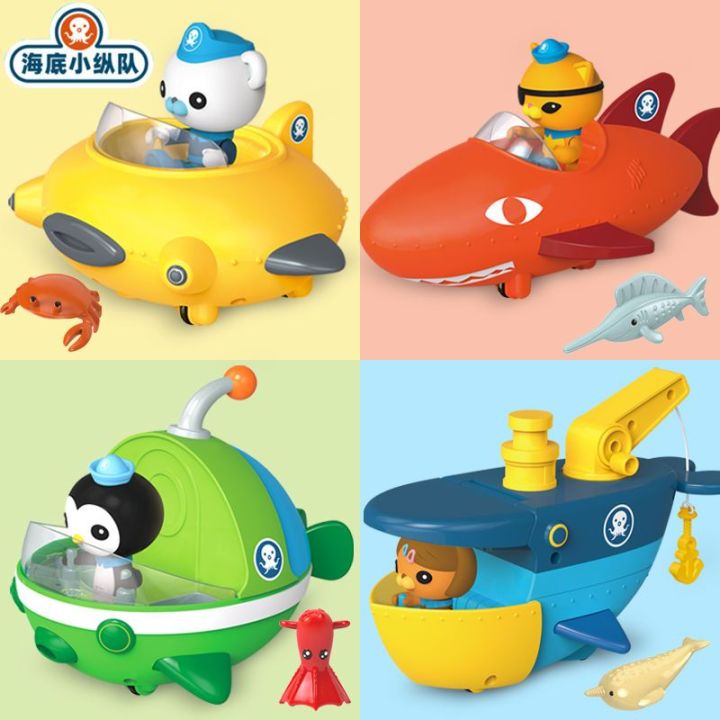 Octonauts Captain Barnacles Devil Ray Boat Blue Whale Boat Sound Slide ...