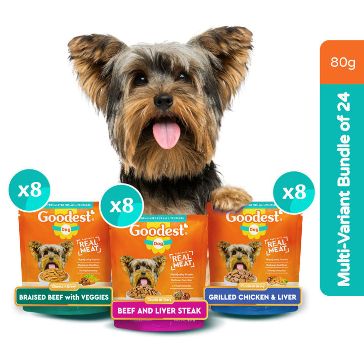 Goodest Dog Multivariant Bundle 80g Pack of 24 | Lazada PH