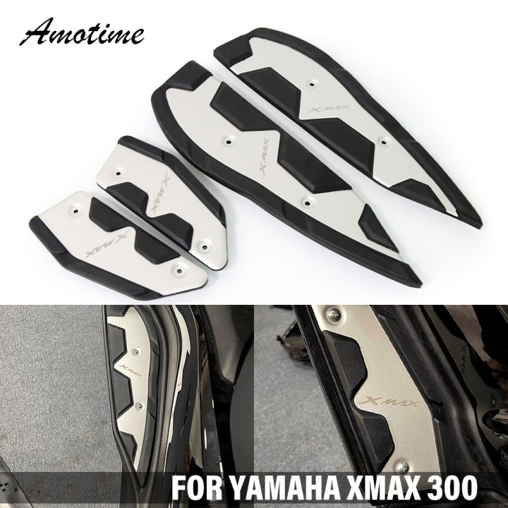 Motorcycle Footrest Foot Pads Pedal Plate Pedals For Yamaha XMAX 300 ...