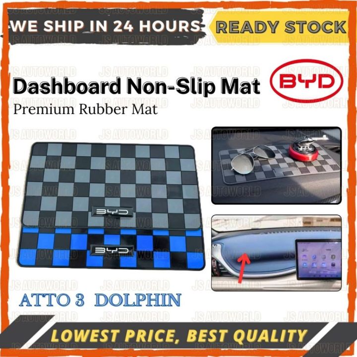 BYD Anti Slip Mat Dasboard Car Non Slip Mat Dadu Static BYD Dolphin ...