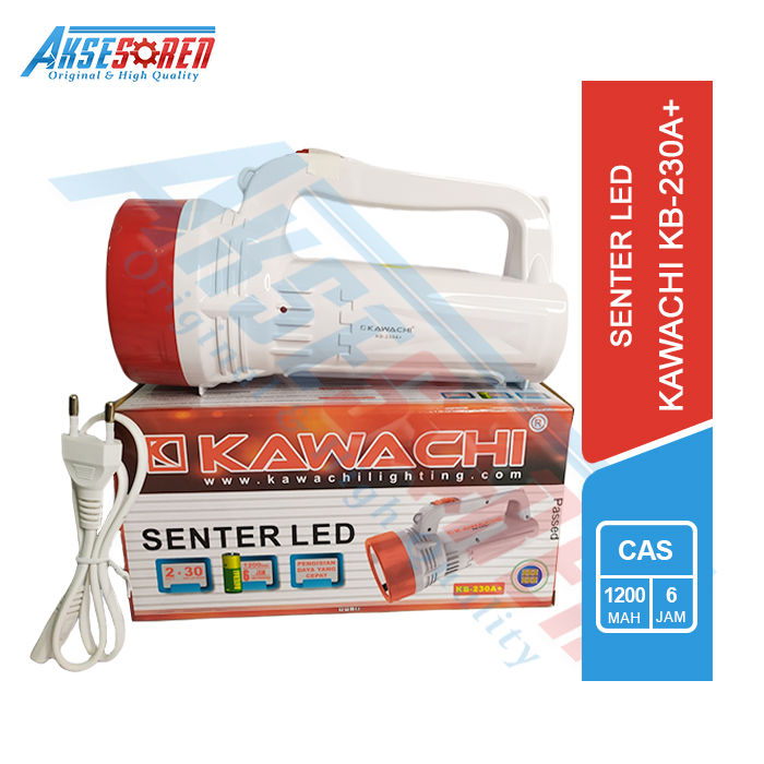 Senter LED KB-230A+ Kawachi [2 Watt + 30 SMD] / Lampu Emergency ...