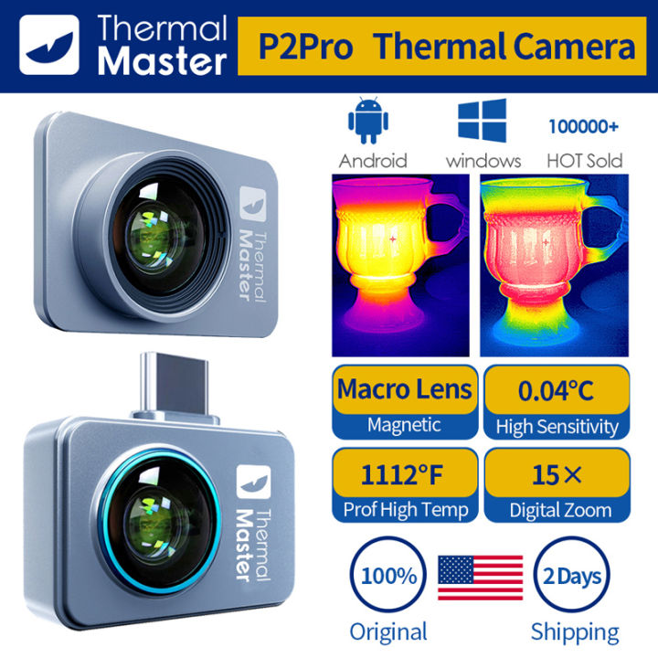 Thermal Master P2PRO Macro Lens Thermal Imaging Camera for Industrial and Electronic Repair ...