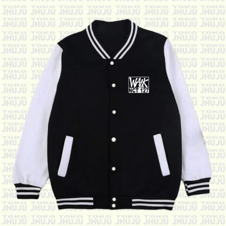 Jajet Varsity Sablon NCT 127 Walk Logo Kiri Kotak | Lazada Indonesia