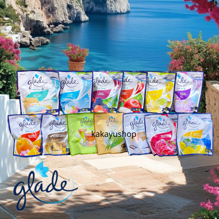 GLADE One For All Car Fresh 70gr + 5gr | Lazada Indonesia