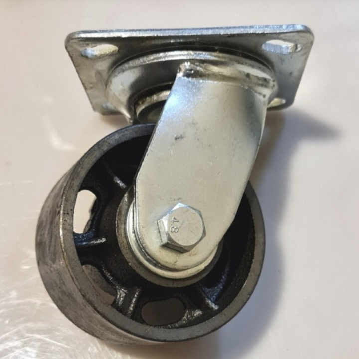 Roda Trolly / Troli / Troly Besi 5” Inch Heavy Duty / Beban Berat Hidup ...