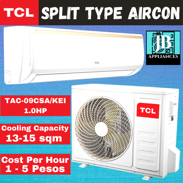 TCL 1HP TAC-09CSA/KEI SPLIT TYPE AIRCON INVERTER | Lazada PH