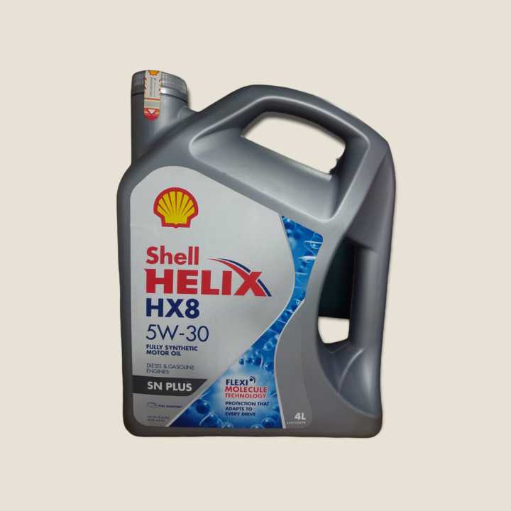 oli shell helix hx8 5w-30 4 Liter asli dijamin barcode bisa di scan ...