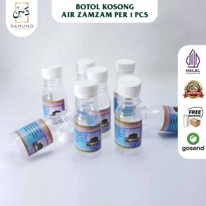 botol kosong air zamzam 80 ml oleh oleh haji dan umroh bisa beli satuan ...