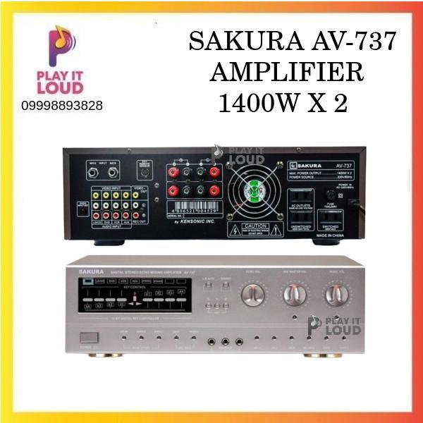 SAKURA AV-737 AMPLIFIER 1400x2 WATTS | Lazada PH