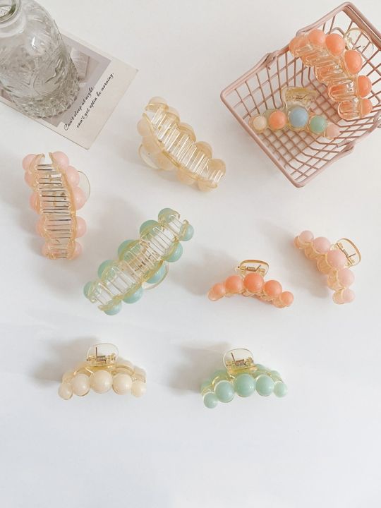 Hanni. Ladies Cute Candy Hair Claw Korean Sweet Hair Clamp Hair Clip ...