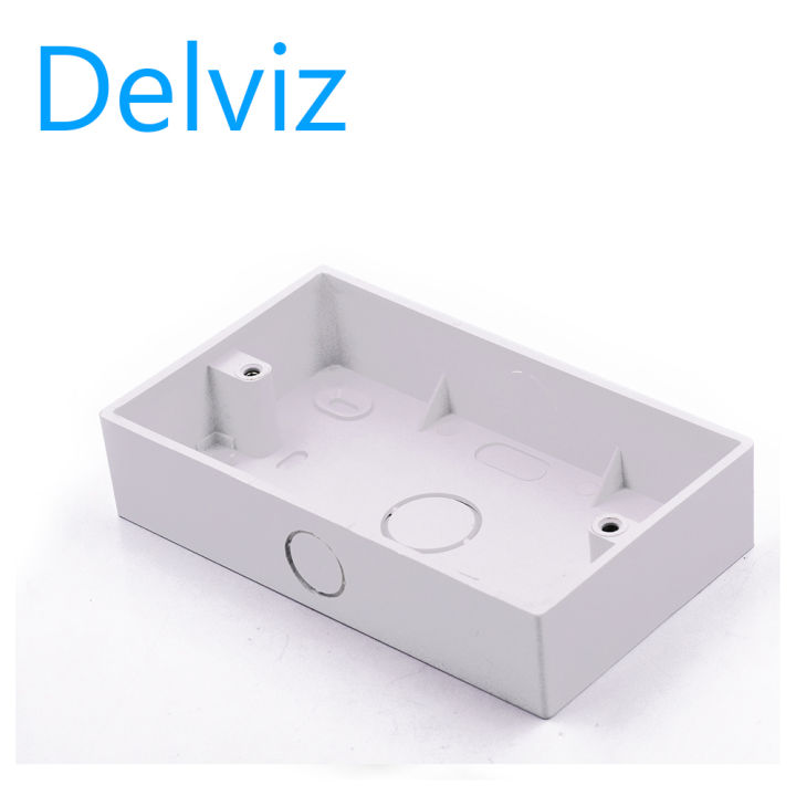 Delviz [EU] 2GANG146 type power socket surface wall mounting box ...