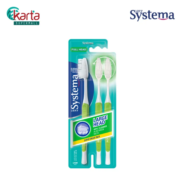 Systema Super Value Pack Full Head Toothbrush 3's | Lazada