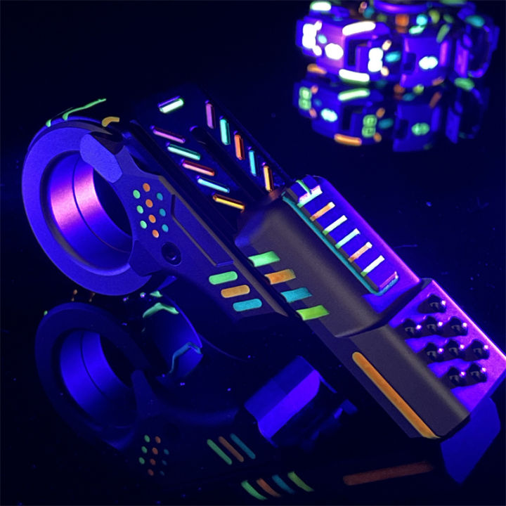 Alloy Zoom Ratchet Wheel Ring EDC Hand Spinner Adult Fidget ADHD Tool ...