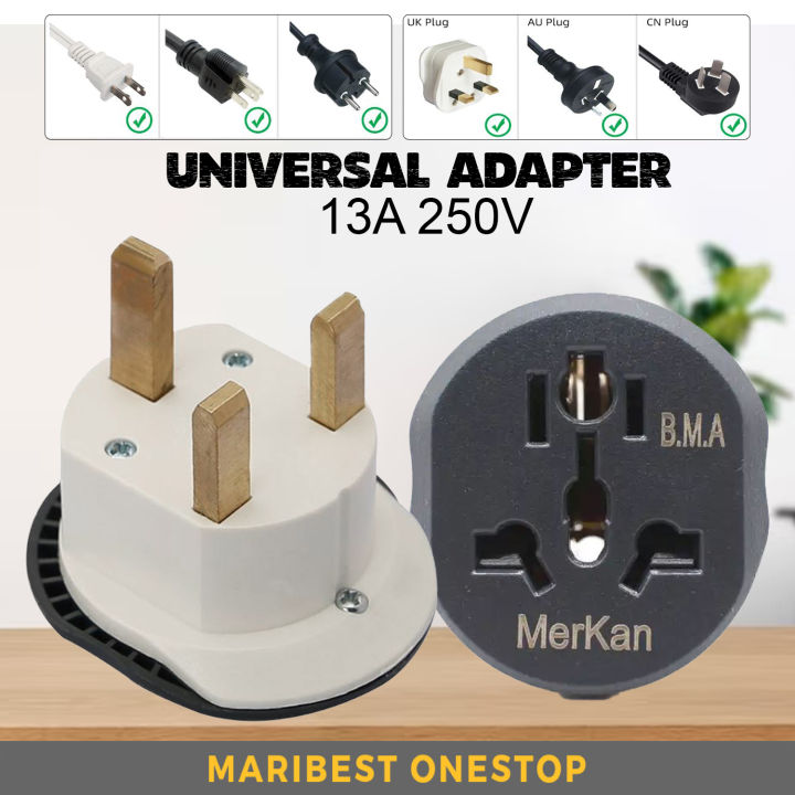 International Multi Adapter Plug 3 Pin Socket Universal Converter ...