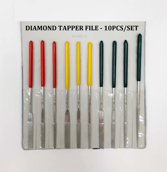 DIAMOND TAPERED HAND FILES - 10 PCS/SET | Lazada