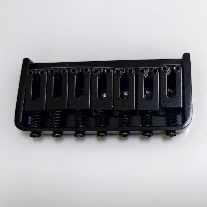 7 String Fixed Electric Guitar Bridge Metal Hardtail Bridge Black ...