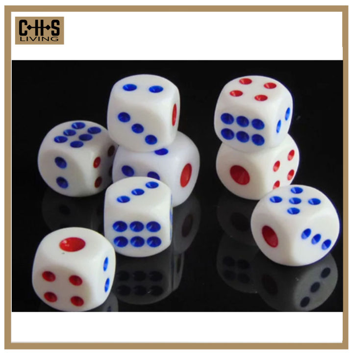 CHS Colored Game Dice 6 IN 1 Senior dice Board game, family game ...