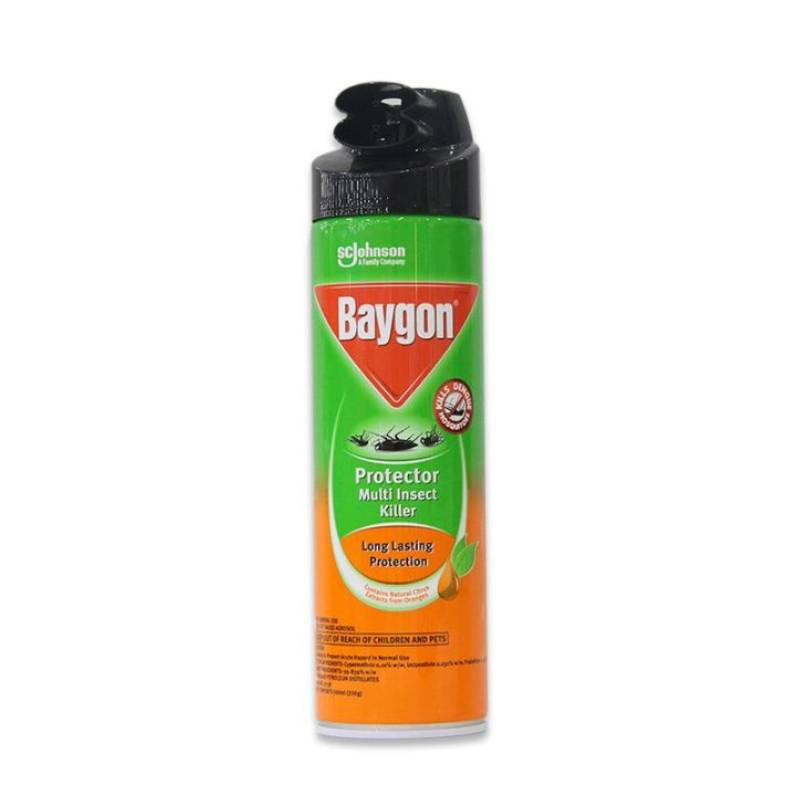 Baygon Protector Multi-Insect Killer Orange 500ml | Lazada PH