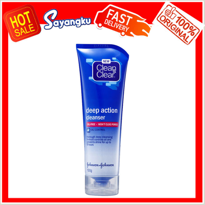 Johnson & Johnson Clean & Clear Deep Action Cleanser - 100g | Lazada