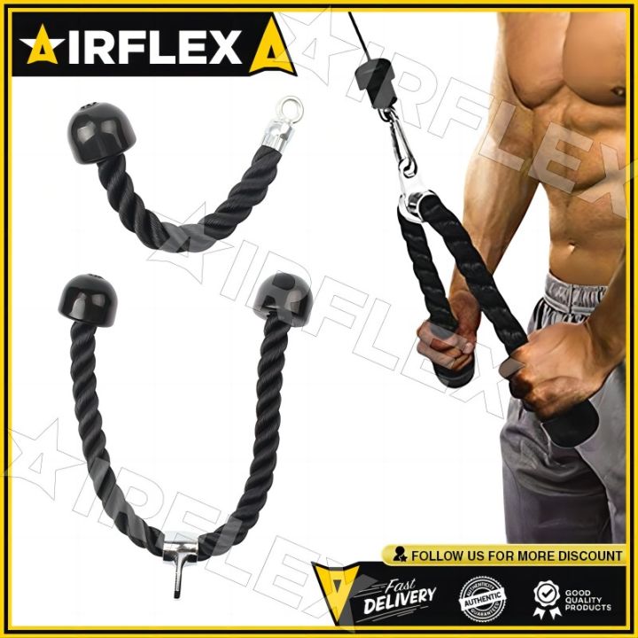 Airflex Tricep Rope Pull Down – 27-inch Rope Length Fitness Application ...