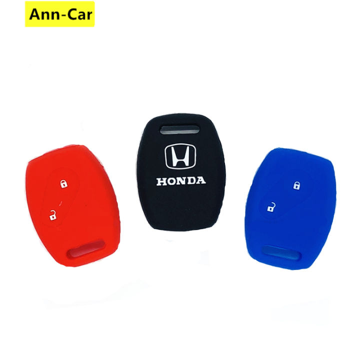 【Ann-Car】Silicone Key Cover For Honda 2 Buttons for Honda Jazz Fit City ...