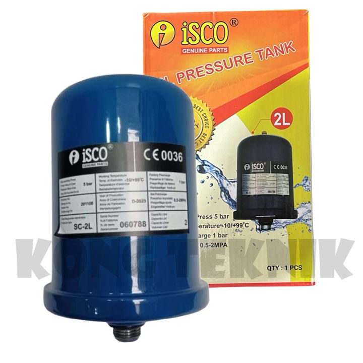 Tabung Otomatis Pompa 2 Liter Besi ISCO / Pressure Tank 2 L | Lazada ...