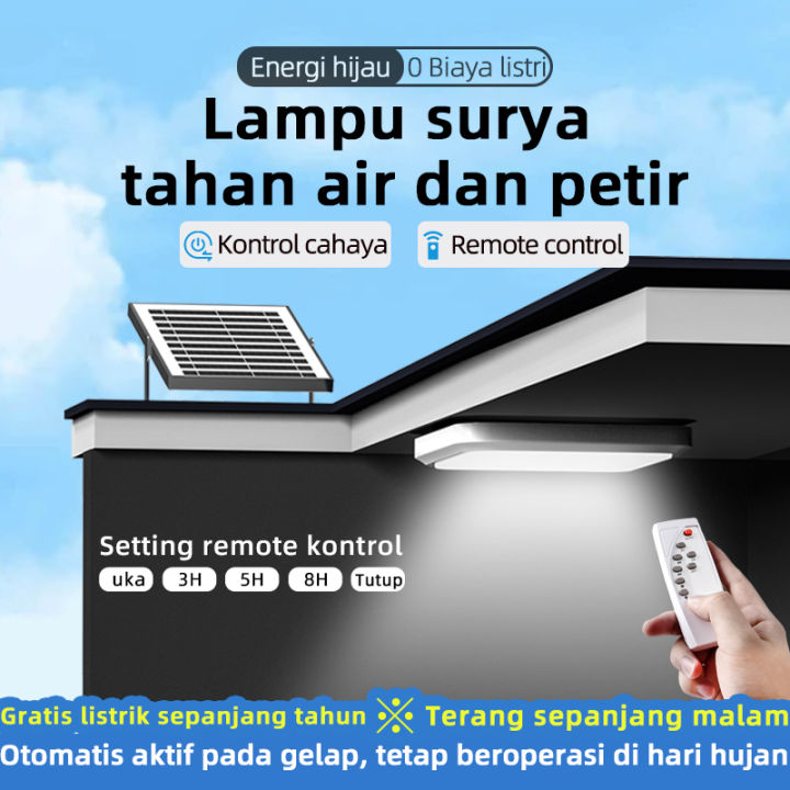 KSUN SL1000 Solar Ceiling Lampu LED Surya Pencahayaan Dalam Ruangan ...