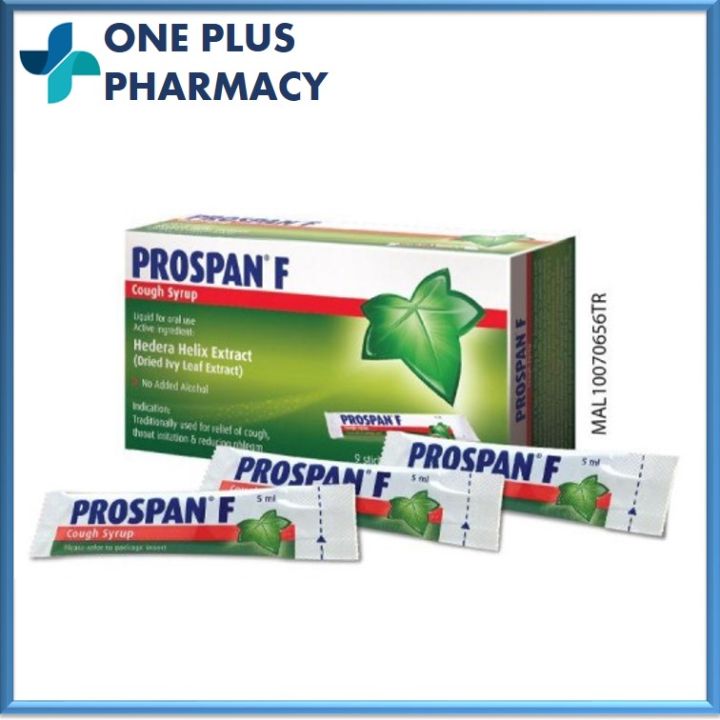 Prospan F Cough Syrup 5ml (9 stick packs) [EXP 10/2027] | Lazada