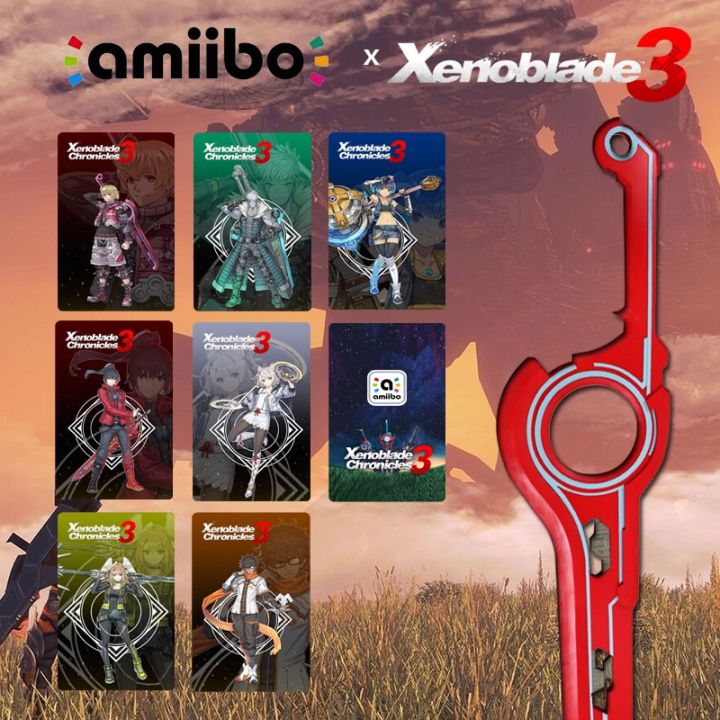 Xenoblade 3 Amiibo A Set of 7 Sheets Shulk NS Switch Game Card Collection | Lazada