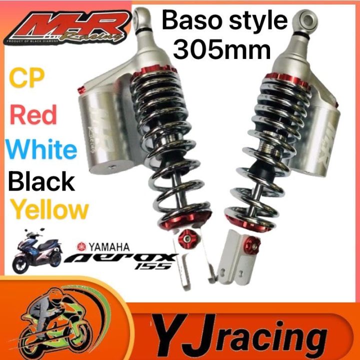 MHR RACING MOTOR CYCLE REAR SHOCK SET FOR AEROX AEROX 155 305MM | Lazada PH