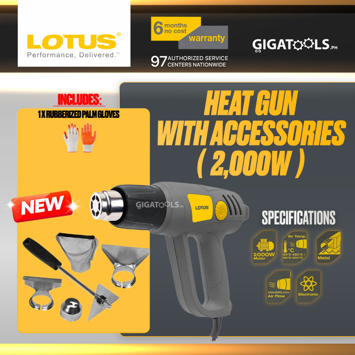 *NEW* Lotus LTXH2000X Heat Gun with Accessories ( 2000W ) with VARIANTS ...