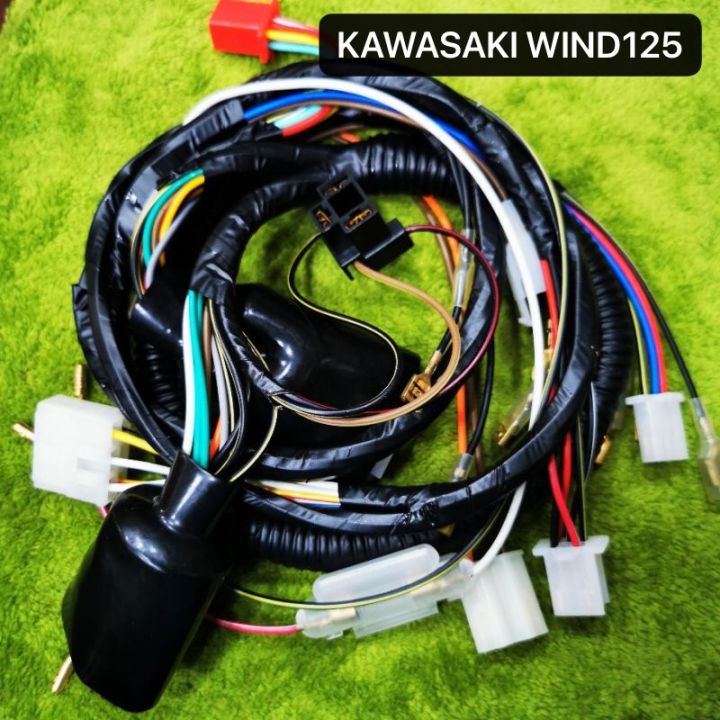 MOTORCYCLE WIRE HARNESS FOR KAWASAKI WIND125 | Lazada PH