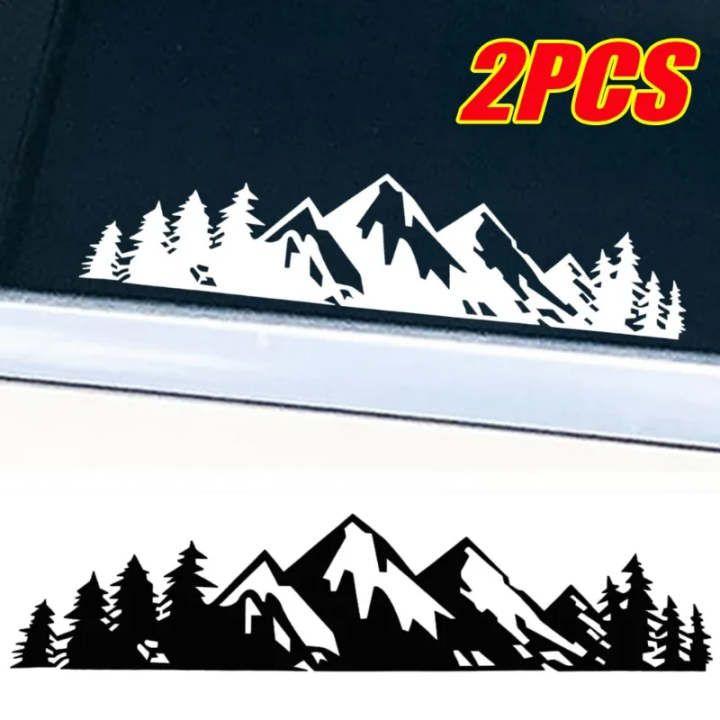 Núi Tuyết phong cách cá nhân Sticker cốp xe ô tô Bumper trang trí cửa ...