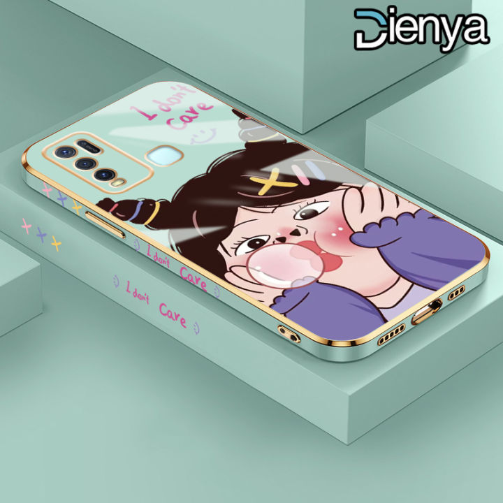 DIENYA Casing Ponsel untuk VIVO Y50 Y30 Y30I Y51 2020 Y51A Y31 2021 Y53s Y33 Y35 Y02 Y02A Y11 ...