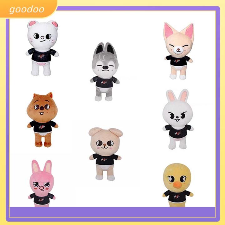 GOODOO 20ซม. ค่ะ ของเล่นตุ๊กตา skzoo หมาป่าและหมาป่า ฟ็อกซ์ Peluches ...