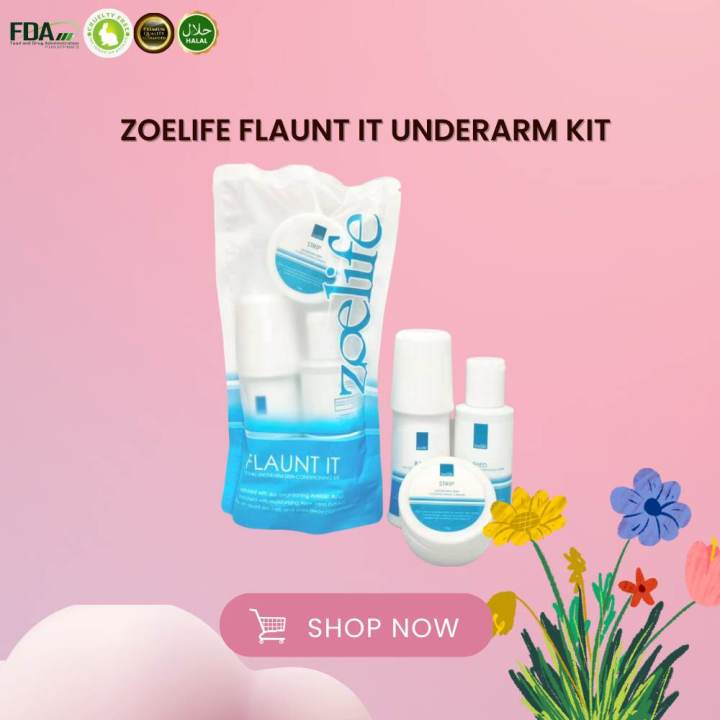 ZOELIFE FLAUNT IT (Total Underarm Skin Conditioning Kit) | Lazada PH