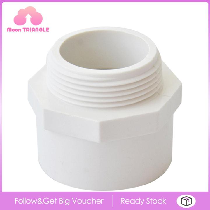 Moon TRIANGLE Male Thread PVC Pipe Adapter Connector for Swimming Pools ...