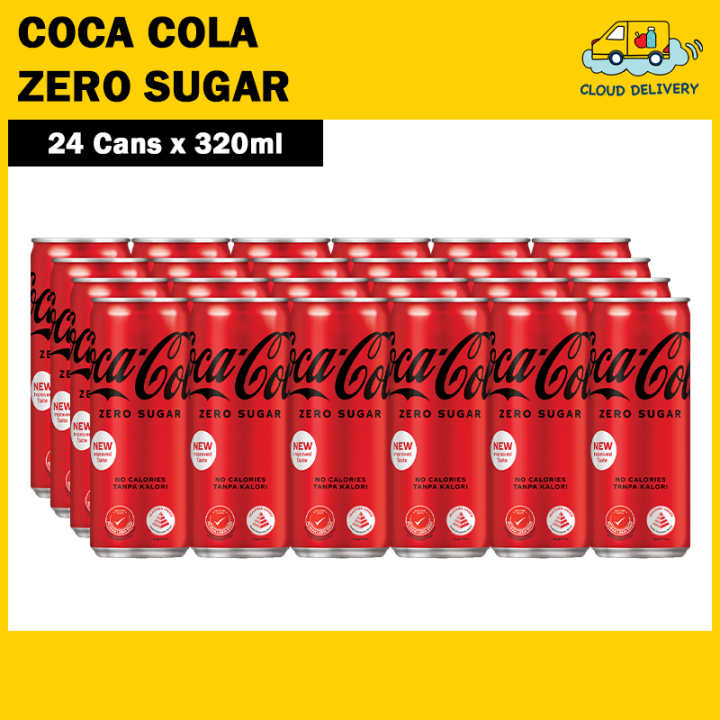 Coke Coca Cola Zero Sugar (24 x 320ml) | Lazada Singapore