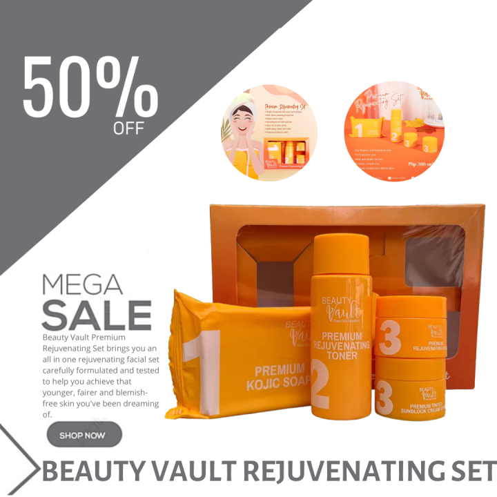 Beauty Vault Premium Rejuvenating Set & Whitening Maintenance Set ...