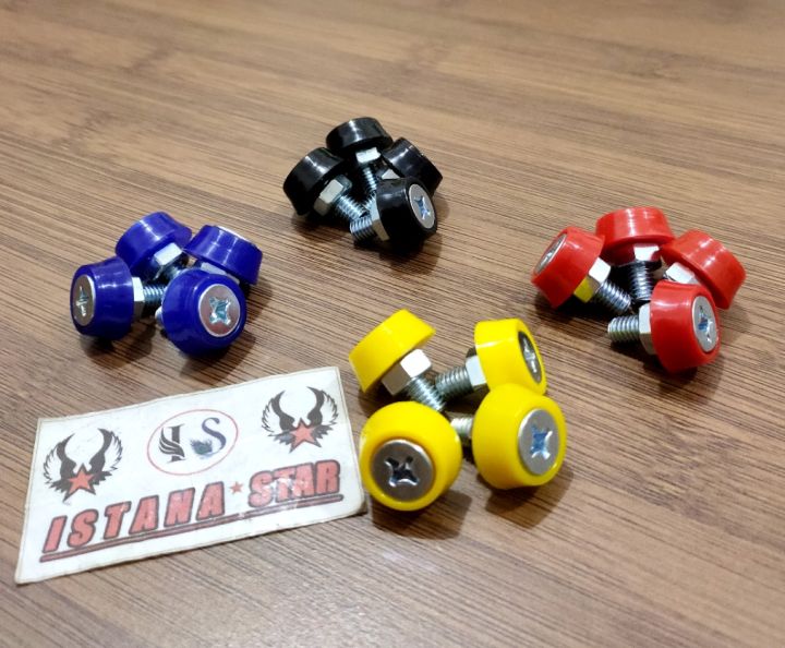 Baut Plat Nomor Motor dan Baut Tutup Knalpot Warna Universal Semua ...