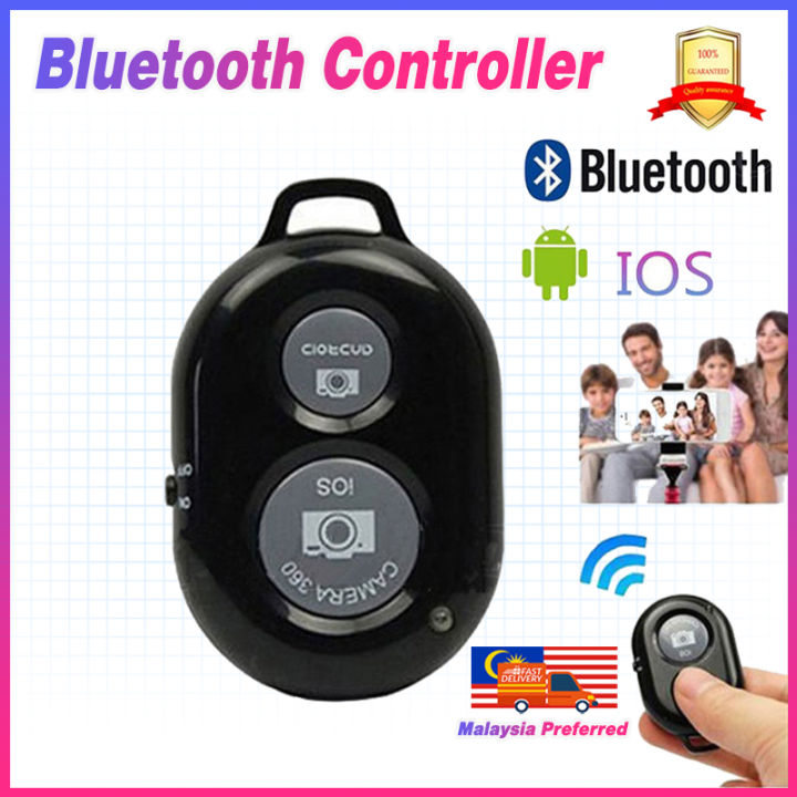 Wireless Bluetooth Camera Shutter Remote for Hands-Free Photography and ...