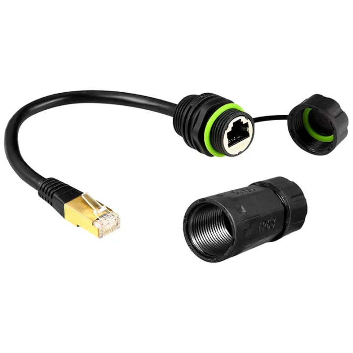 IP68 Waterproof M20 RJ45 Connector Cat6 Shielded Ethernet Coupler ...