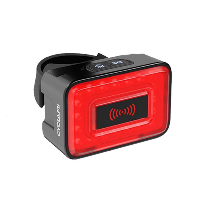 (KSRQ) Bicycle Intelligent Radar Tail Light Bike Smart Rear Brake ...