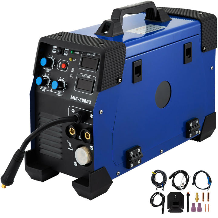 5 In 1 MIG / MAG / TIG / FLUX / MMA Inverter Aluminum Welder Semi-Automatic Welding IGBT Combo ...
