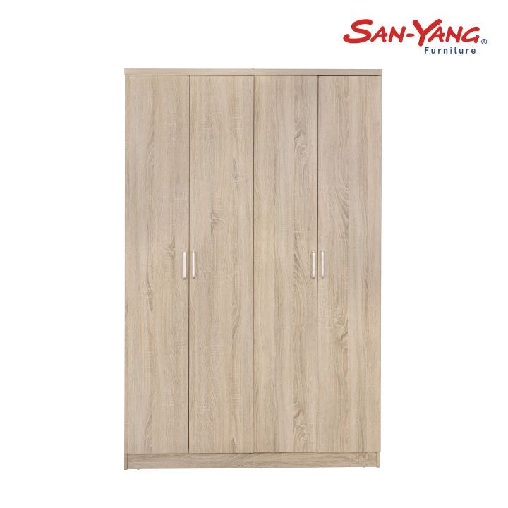 San-Yang Wardrobe Cabinet 111010 White Oak | Lazada PH
